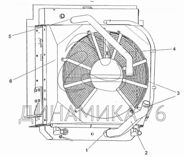 Coolng Device Hydraulic System на SEM656D (до 2019 г.)