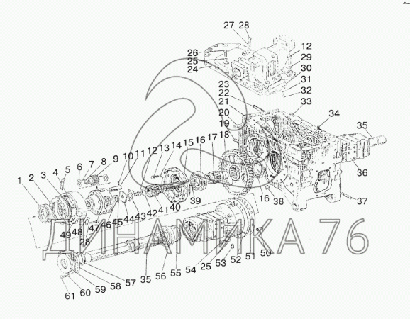 Каталог запчастей на МТЗ-1523 / 1523