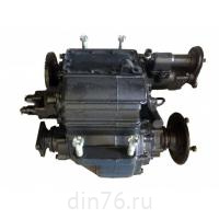 Коробка раздаточная УРАЛ с ДОМ в сборе (пневмоупр., спид.электр., флан ...